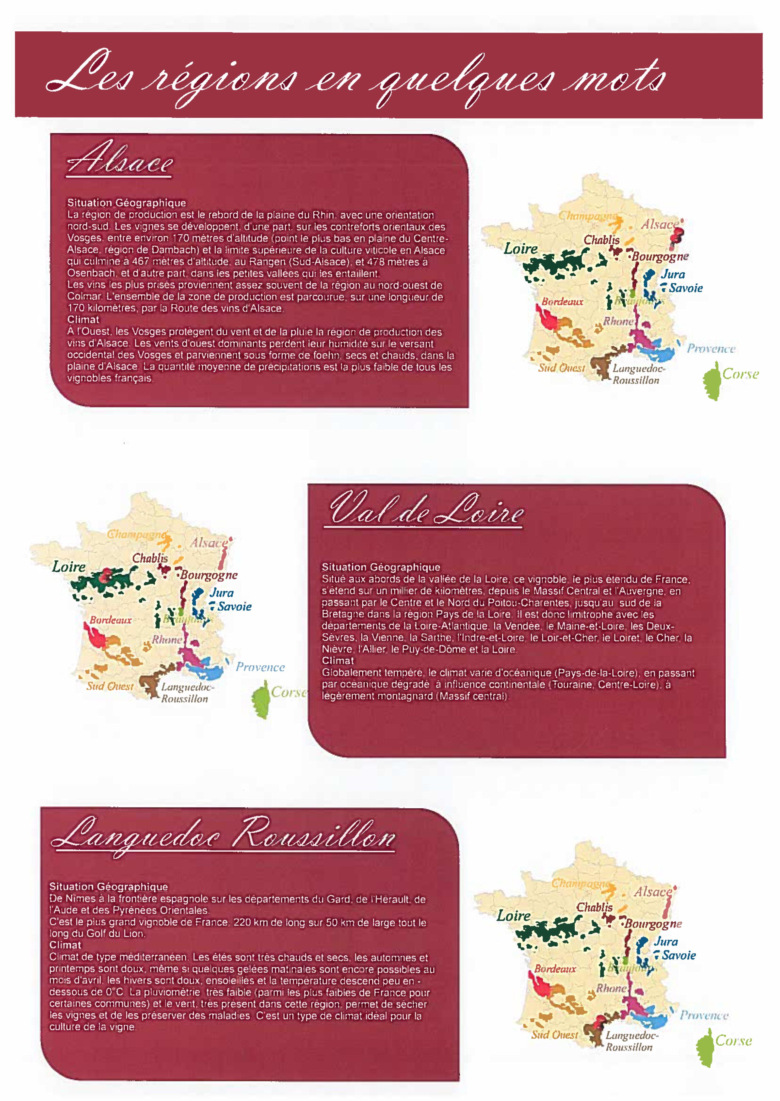 Cartes des vins – DOMAINE DE MALCHAMPS RESTAURANT